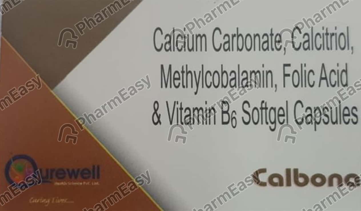 Calbona Strip Of 10 Capsules: Uses, Side Effects, Price & Dosage ...