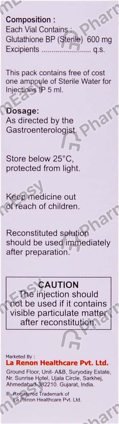 Buy Thiotres 600 MG Powder For Injection (1) Online at Flat 15% OFF ...