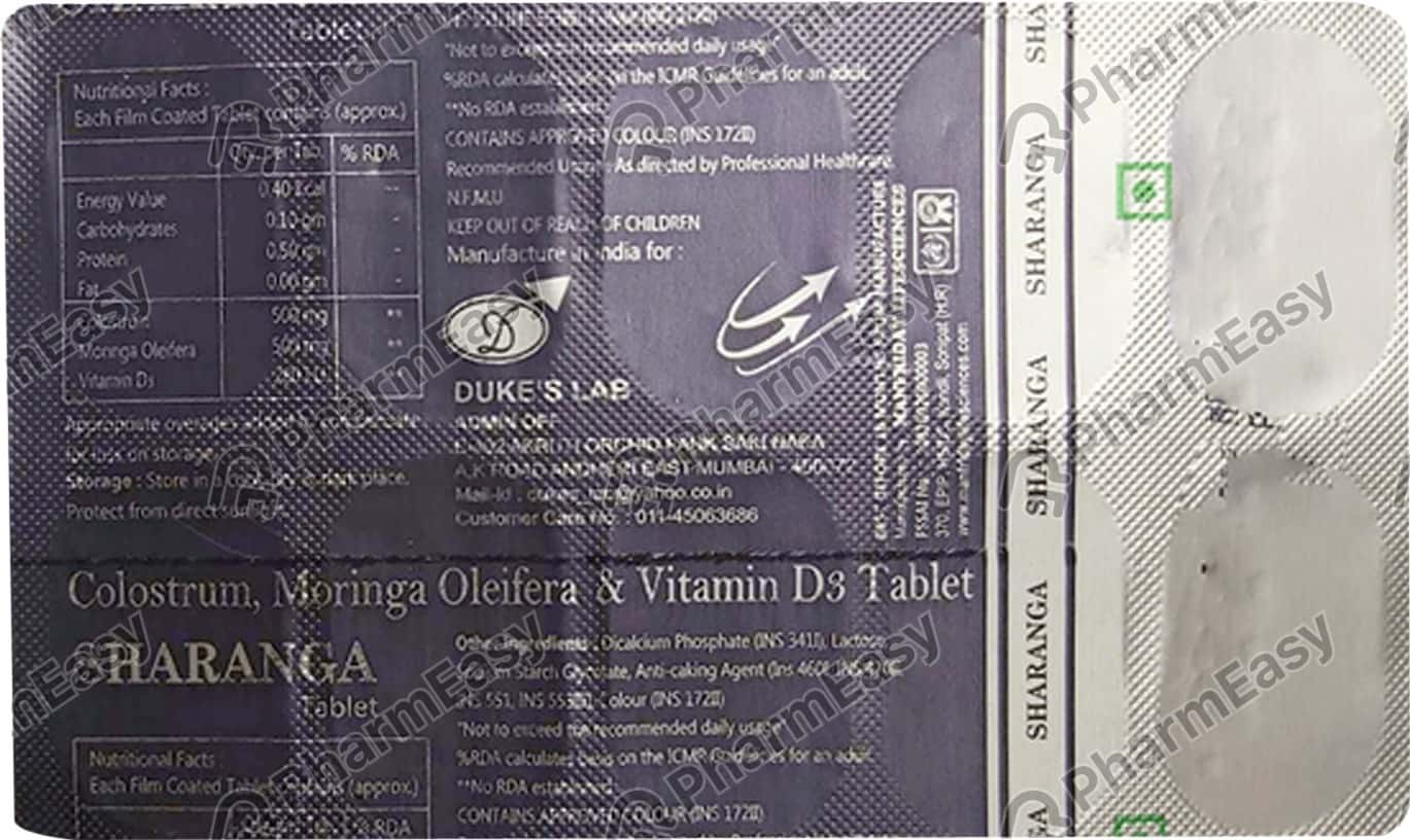 Buy Sharanga Tablet (10) Online at Flat 15% OFF | PharmEasy