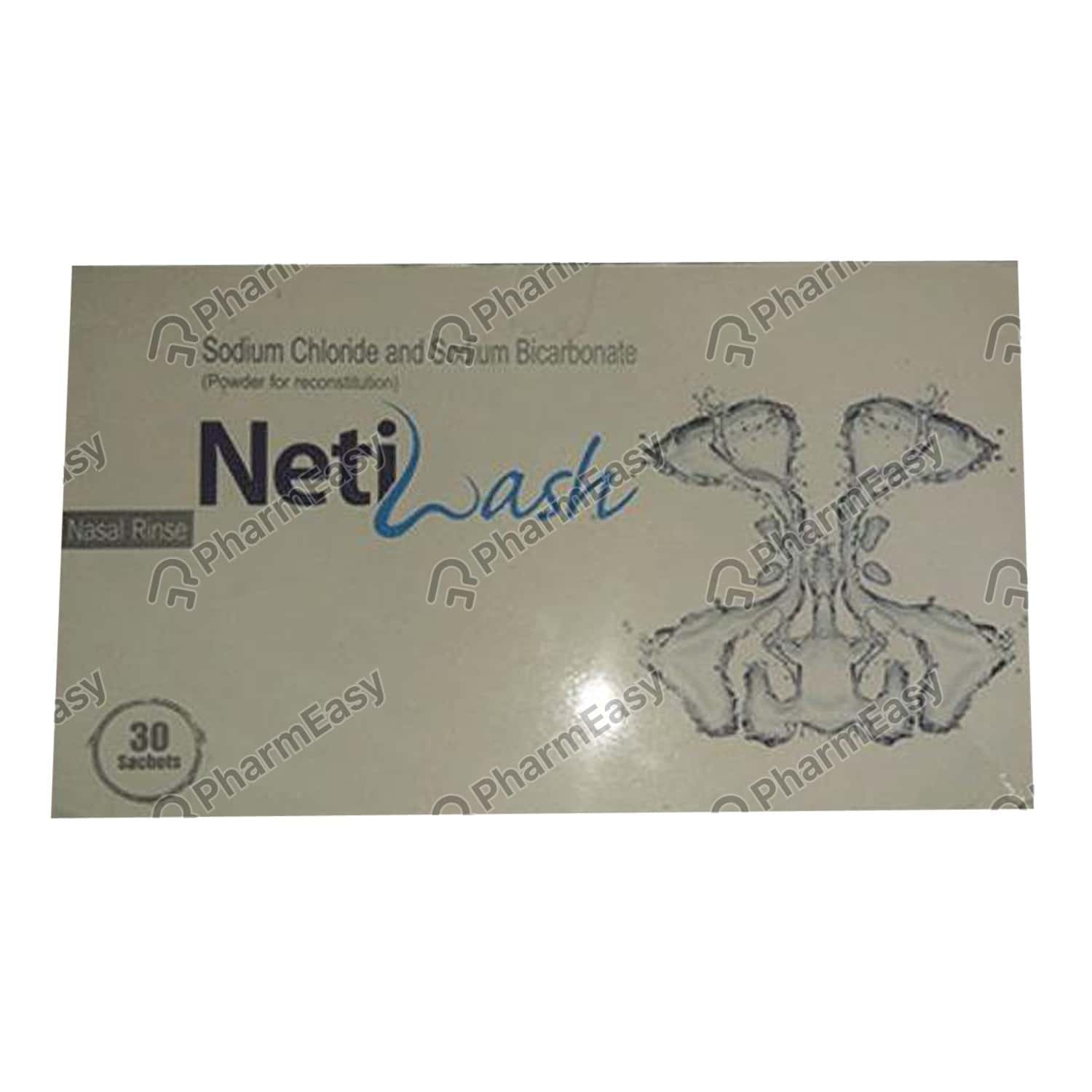 Buy Netiwash Nasal Rinse Sachet Of 30*3gm Nasal Powder Online at Flat ...