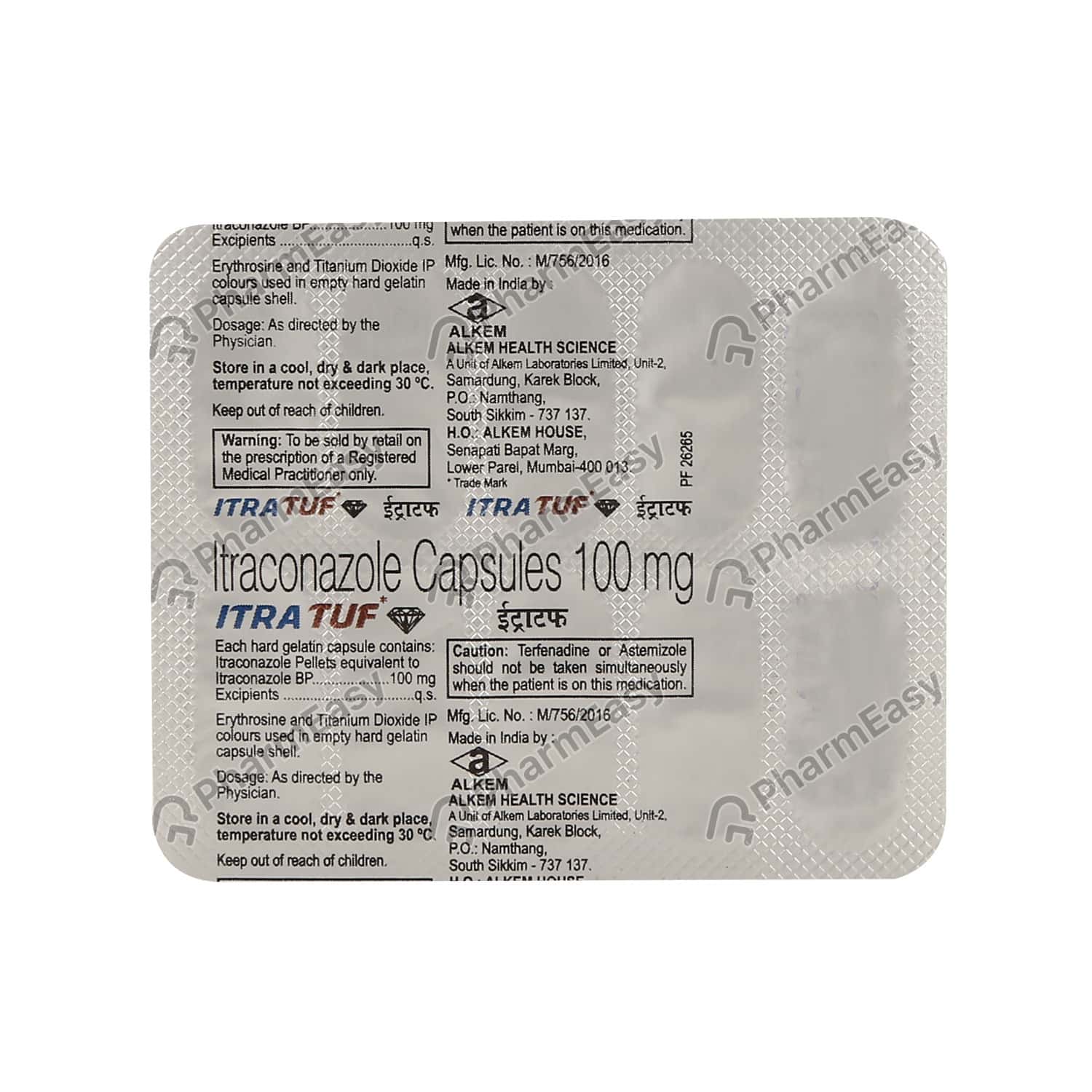 Itratuf 100 MG Capsule (10): Uses, Side Effects, Price & Dosage | PharmEasy