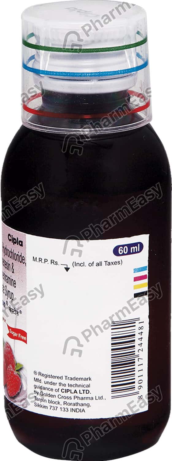 Buy Cheston Raspberry Flavour Sugar Free Bottle Of 60ml Expectorant ...