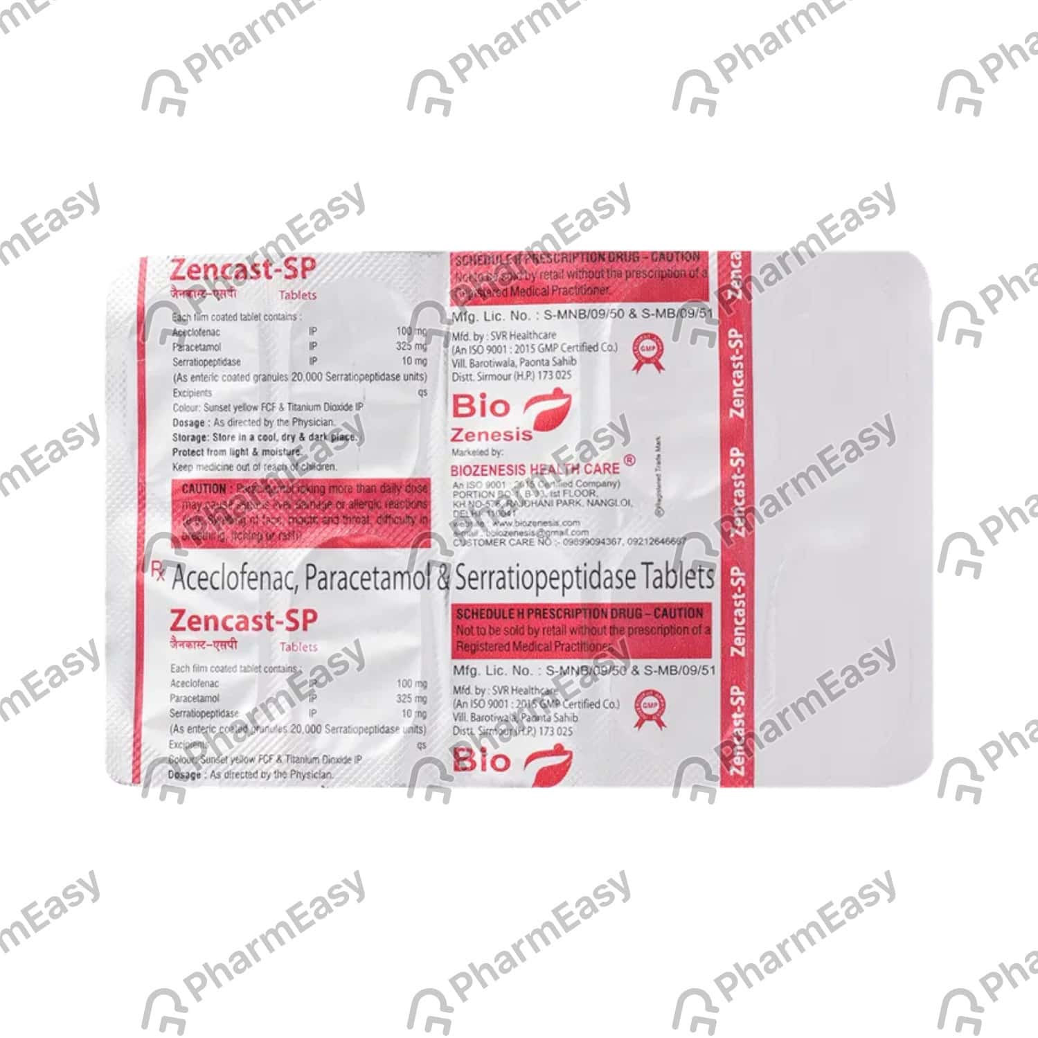 Zencast Sp Strip Of 10 Tablets: Uses, Side Effects, Price & Dosage ...