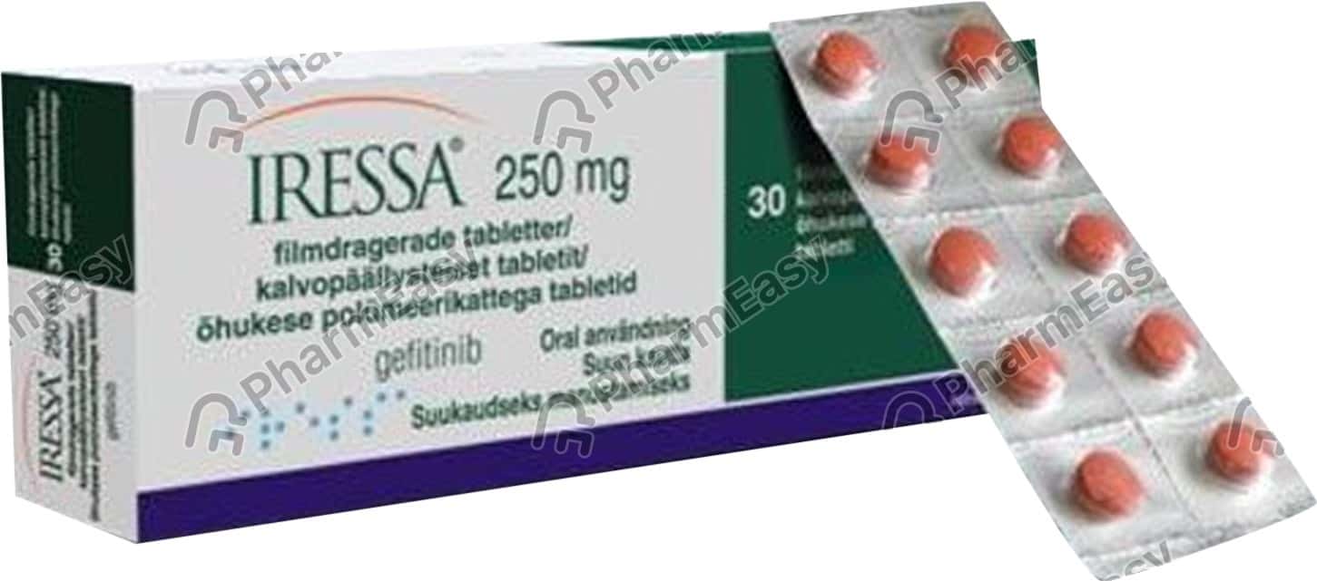 Iressa 250 MG Tablet (30): Uses, Side Effects, Price & Dosage | PharmEasy