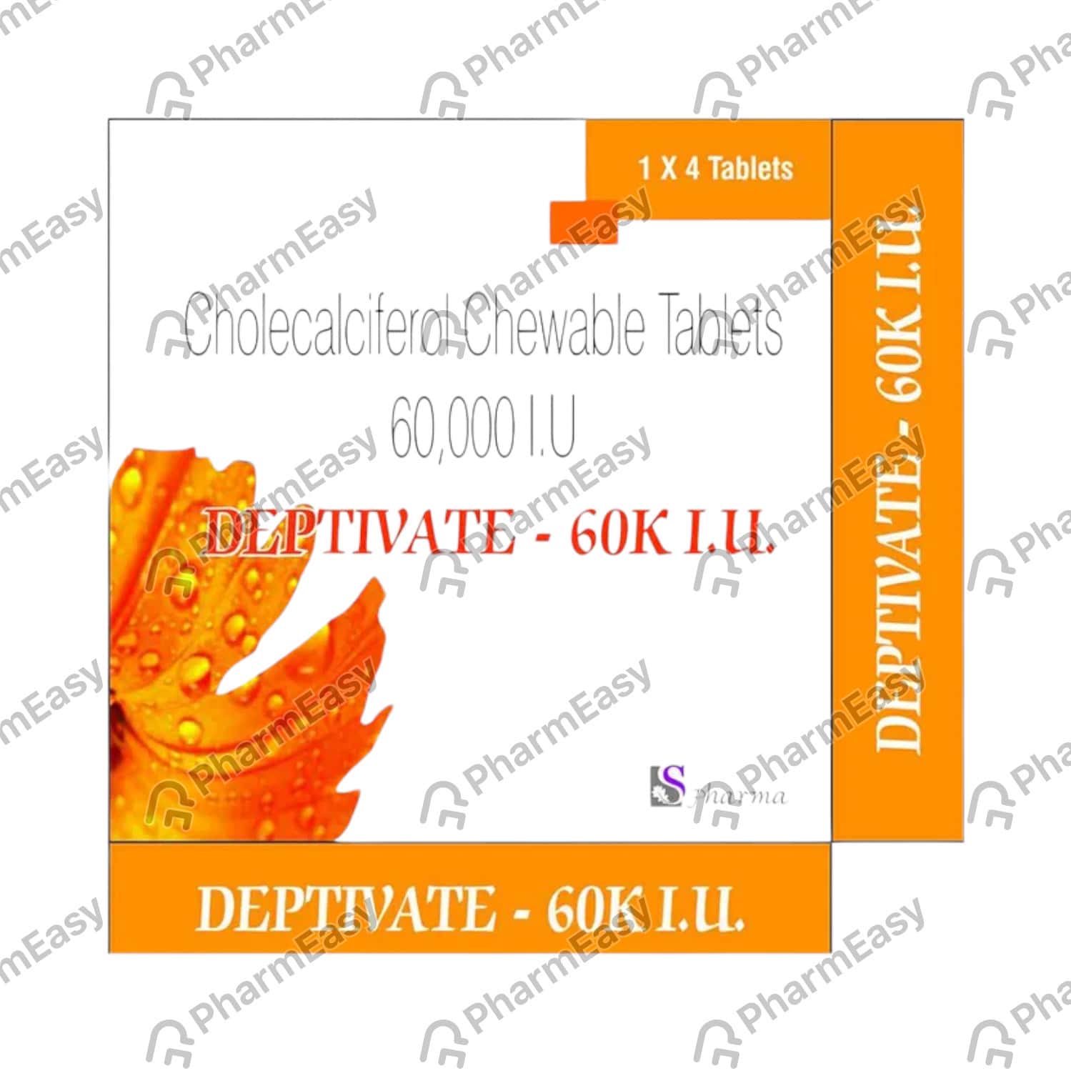 Deptivate 60000 IU Chewable Tablet (4): Uses, Side Effects, Price ...