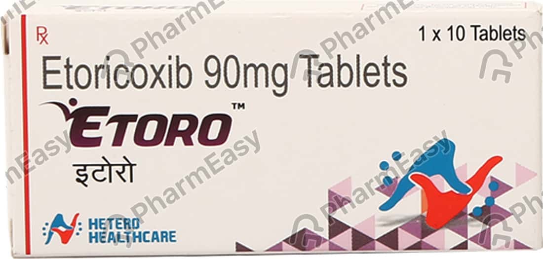 Etoro 90 MG Tablet (10): Uses, Side Effects, Price & Dosage | PharmEasy