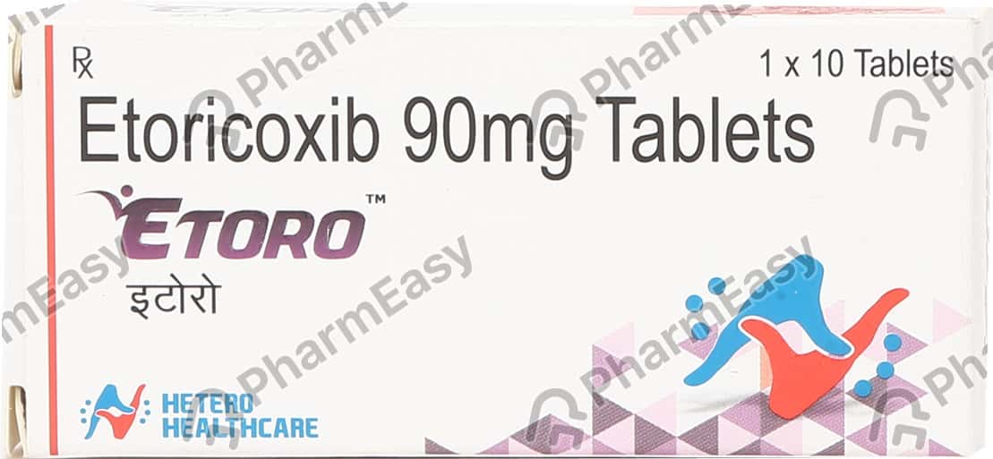 Etoro 90 MG Tablet (10): Uses, Side Effects, Price & Dosage | PharmEasy