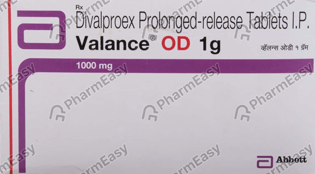 Valance Od 1 G Tablet (15): Uses, Side Effects, Price & Dosage | PharmEasy