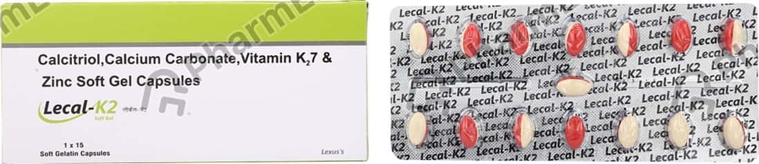 Buy Lecal K2 Strip Of 15 Capsules Online at Flat 15% OFF | PharmEasy