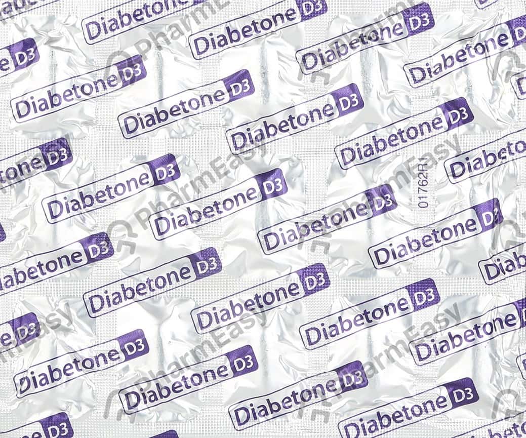 Buy Diabetone D3 Tablets 15'S Online at Flat 15% OFF | PharmEasy