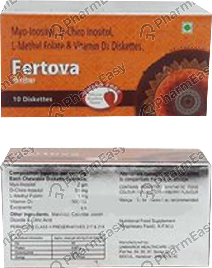Buy Fertova Strawberry Flavour Sugar Free Bottle Of 10 Diskette Online ...