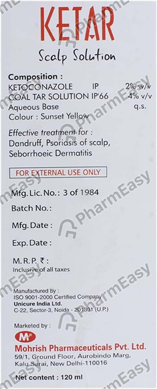 Ketar Solution 120ml: Uses, Side Effects, Price & Dosage | PharmEasy