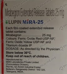Mira 25 MG Tablet (10): Uses, Side Effects, Price & Dosage | PharmEasy