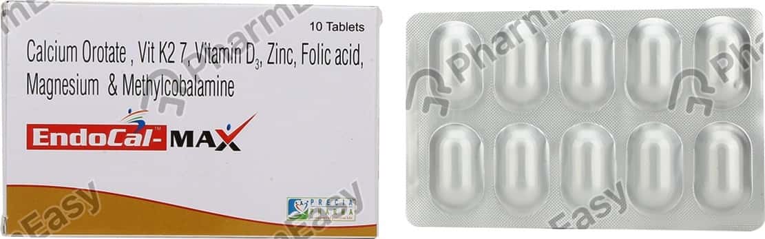 Buy Endocal Max Strip Of 10 Tablets Online at Flat 15% OFF | PharmEasy