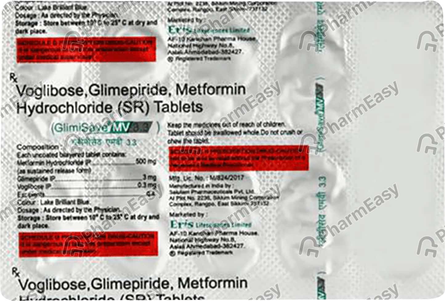 Buy Glimisave Mv 3.3 F Strip Of 15 Tablets Online & Save Up to 24% at ...