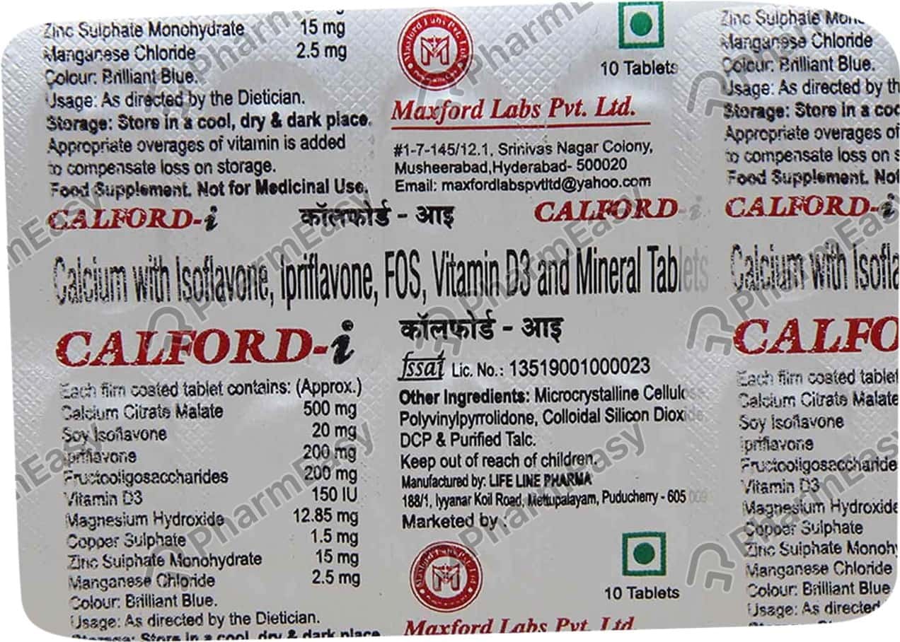 Buy Calford I Tablet (10) Online at Flat 15% OFF | PharmEasy