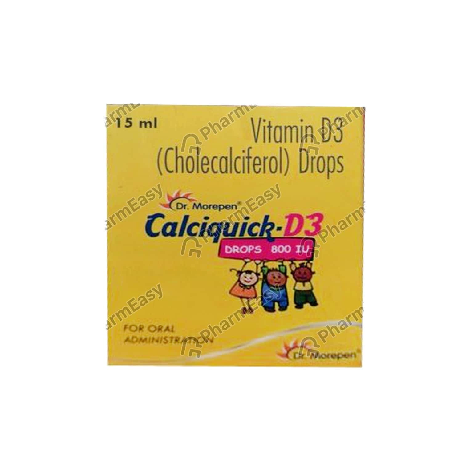 Calciquick D3 800 IU Oral Liquid (15) - Uses, Side Effects, Dosage ...