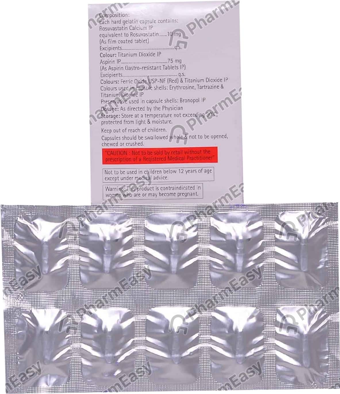 Lipigo A 75mg Strip Of 10 Capsules: Uses, Side Effects, Price & Dosage ...