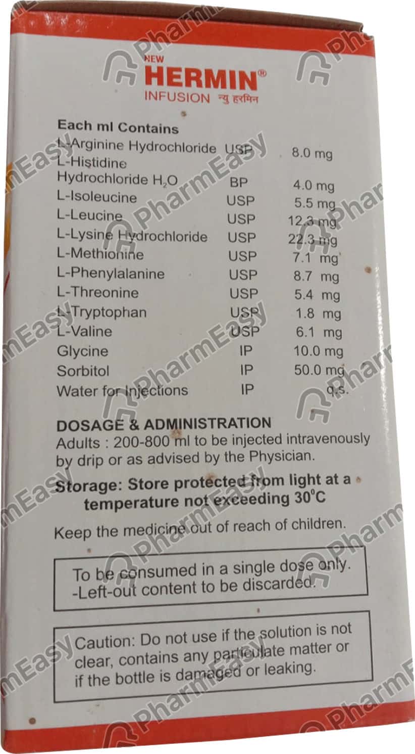 Buy New Hermin Bottle Of 200ml Infusion Online at Flat 15% OFF | PharmEasy