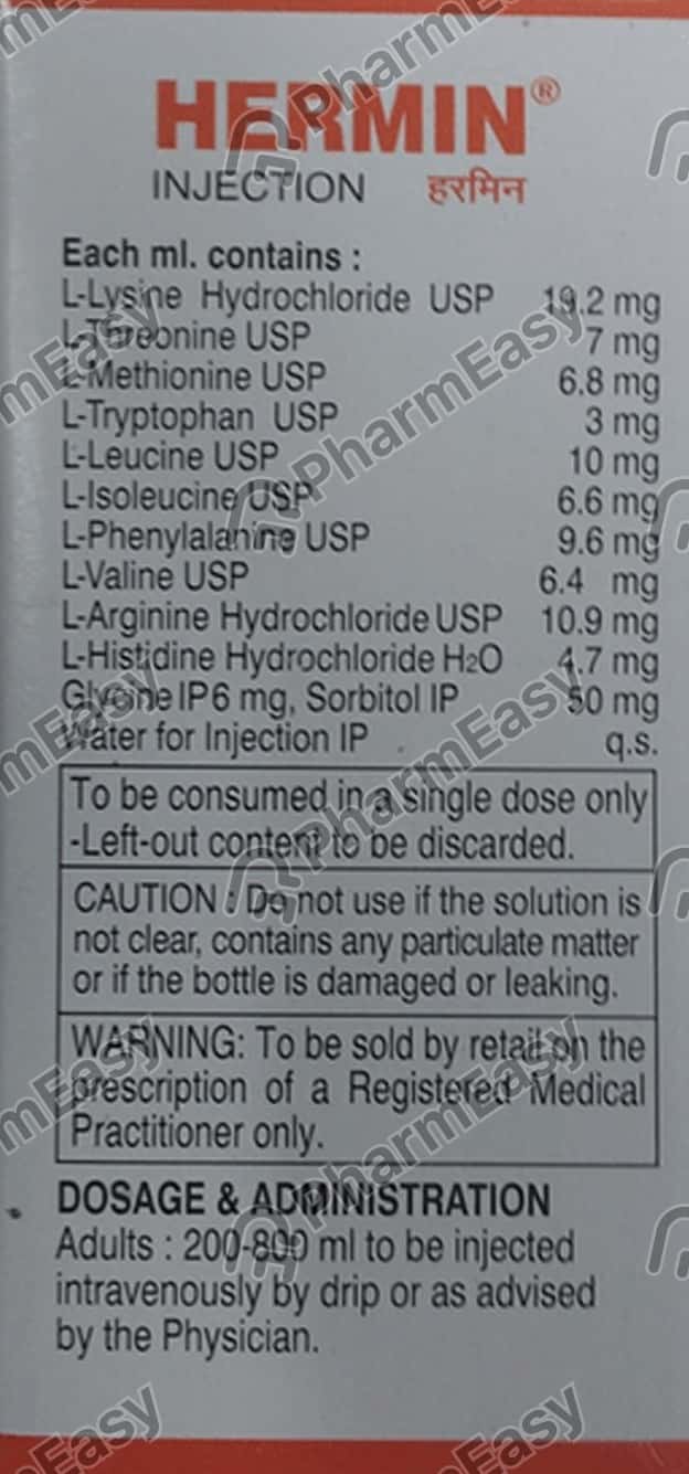 Buy New Hermin Solution For Infusion (200) Online at Flat 15% OFF ...