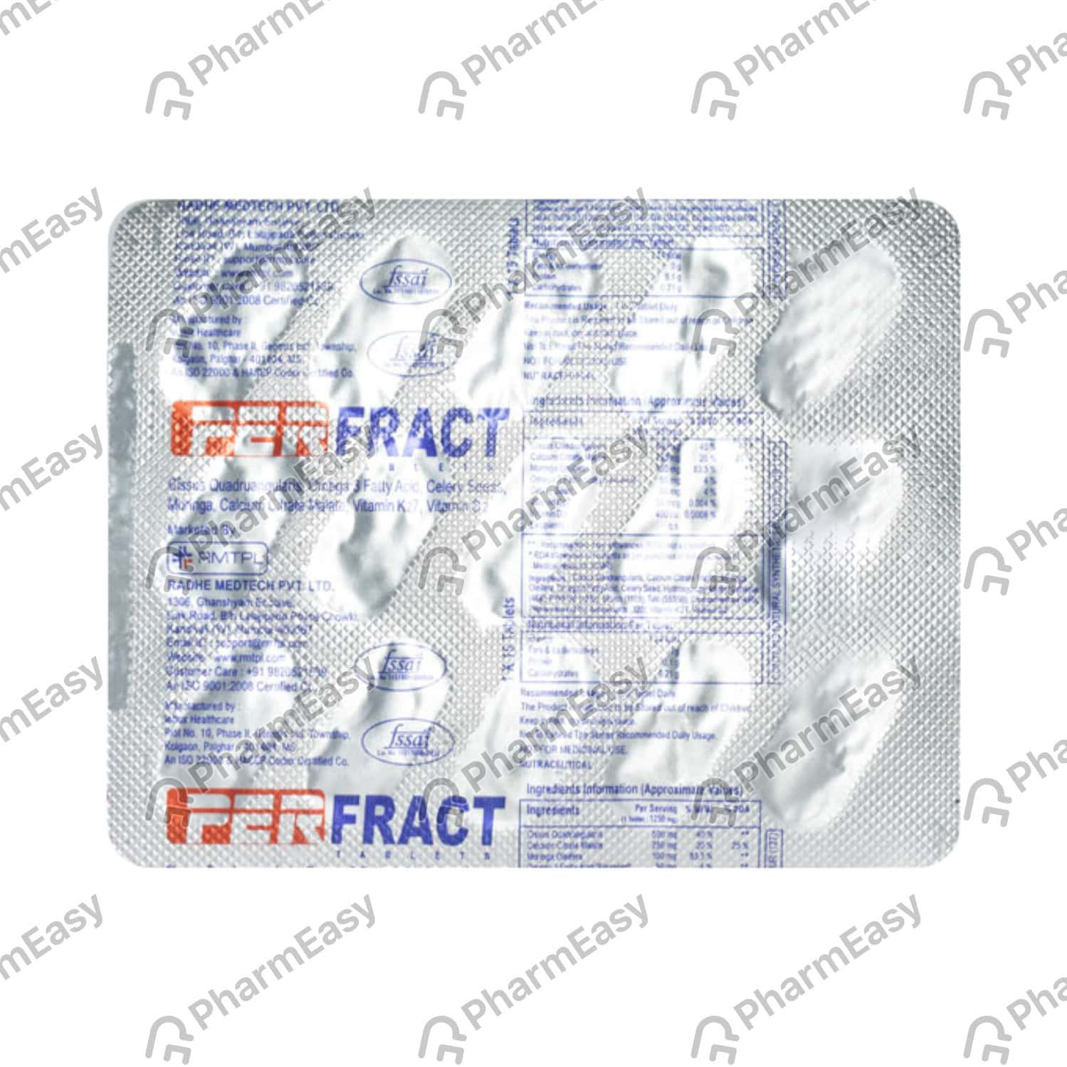 Buy Per Fract Strip Of 15 Tablets Online at Flat 15% OFF | PharmEasy