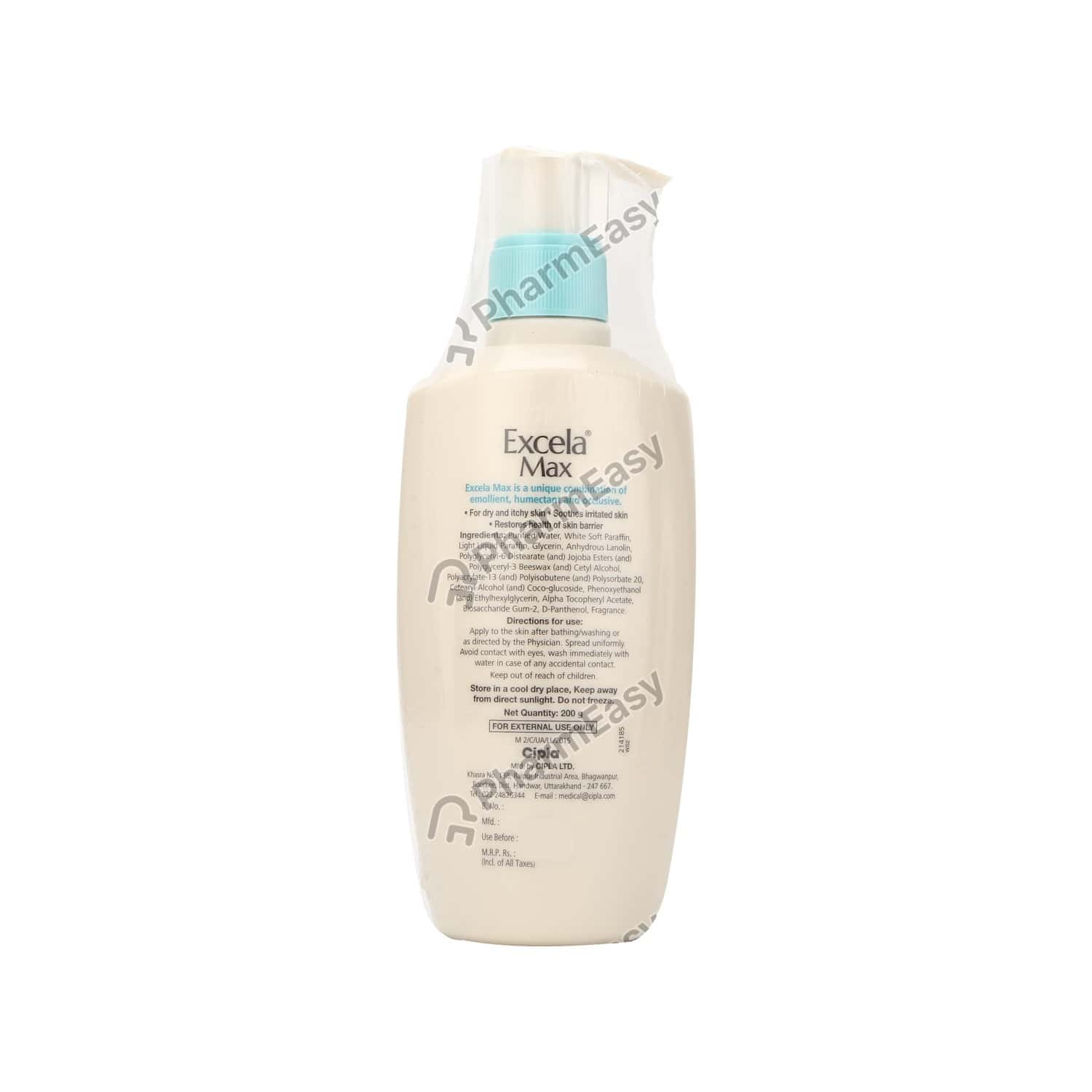 Buy EXCELA MAX MOISTURISER 200GM Online & Get Upto 60% OFF at PharmEasy