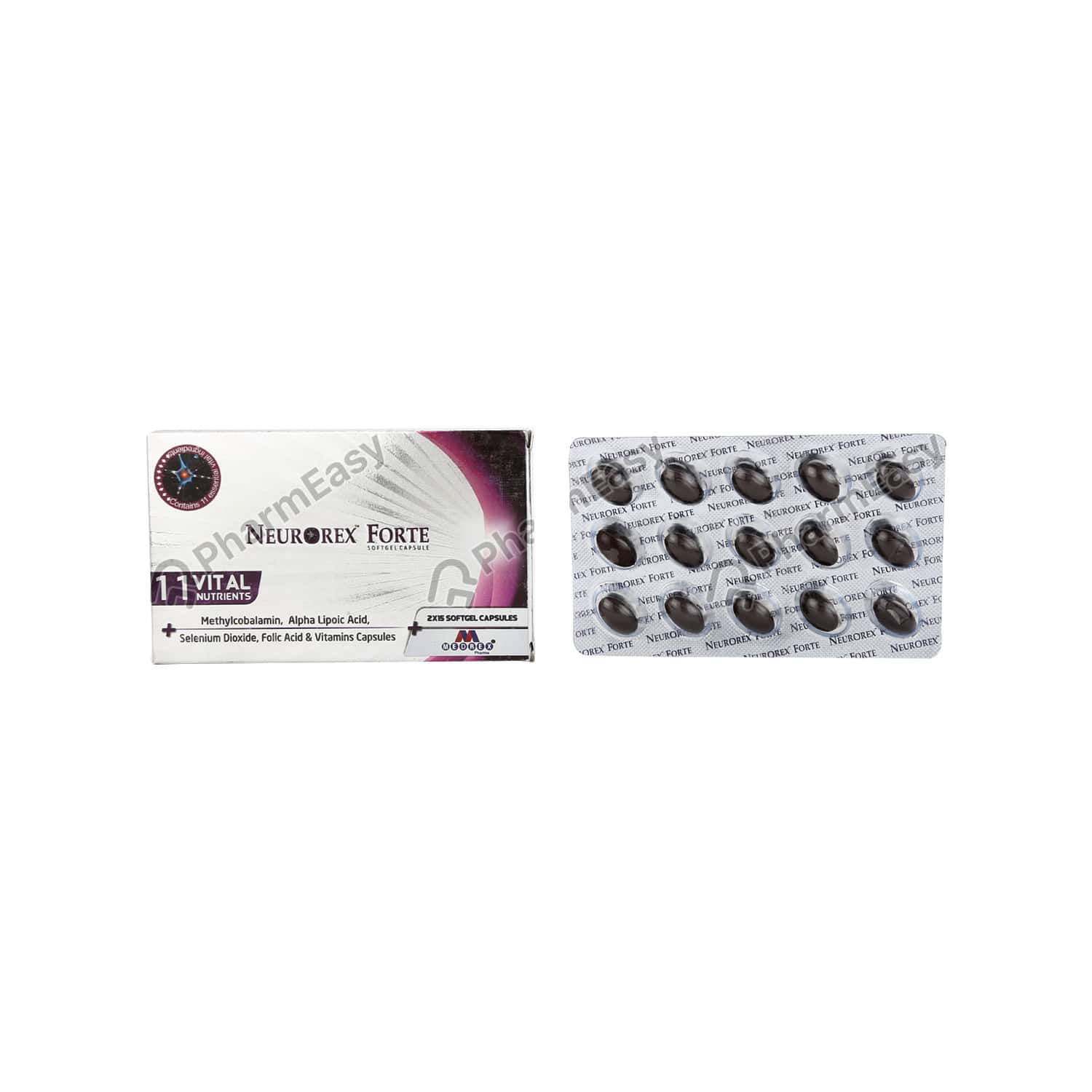 Buy Neurorex Forte Strip Of 15 Capsules Online at Flat 15% OFF | PharmEasy