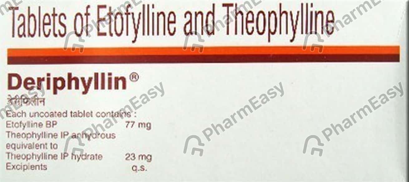 Buy Deriphyllin S Strip Of 10 Tablets Online at Flat 15% OFF | PharmEasy