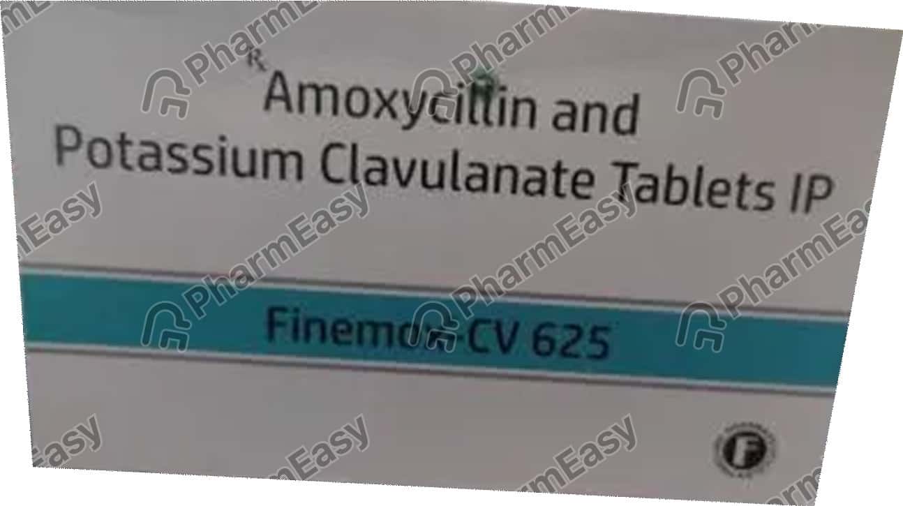 Finemox CV 625 Tablet: Uses, Side-effects, Price, Dosage & More Info ...