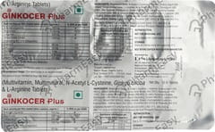 Buy GINKOCER PLUS STRIP OF 10 TABLETS Online & Get Upto 60% OFF at ...