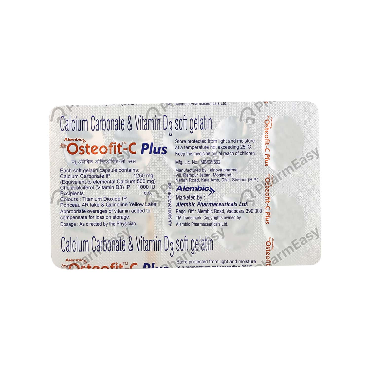 New Alembic Osteofit C Plus Cap 10'S - Uses, Side Effects, Dosage, Composition & Price | PharmEasy