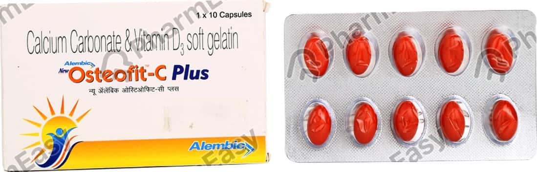 New Osteofit C Plus Strip Of 10 Capsules: Uses, Side Effects, Price, Dosage & Composition ...