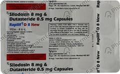 Rapilif D 8/0.5mg New Strip Of 10 Capsules - Uses, Side Effects, Dosage ...