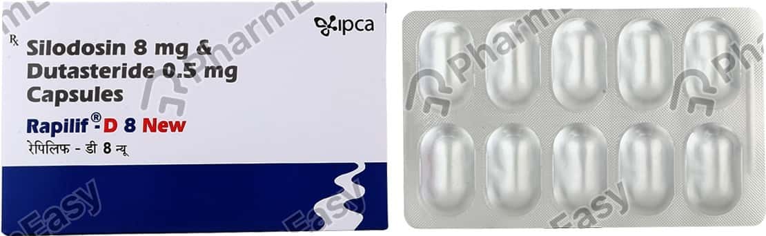 Rapilif D 8/0.5mg New Strip Of 10 Capsules - Uses, Side Effects, Dosage ...