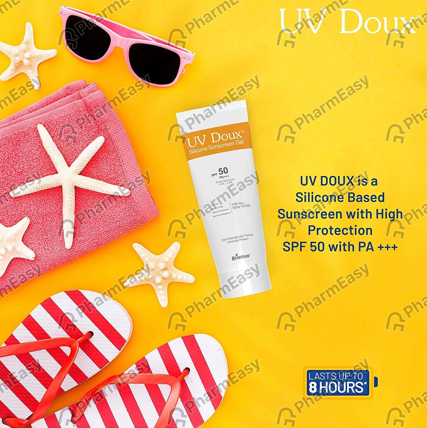 Buy UV DOUX SPF 50 TUBE OF 100GM SUNSCREEN GEL Online & Get Upto 60% ...