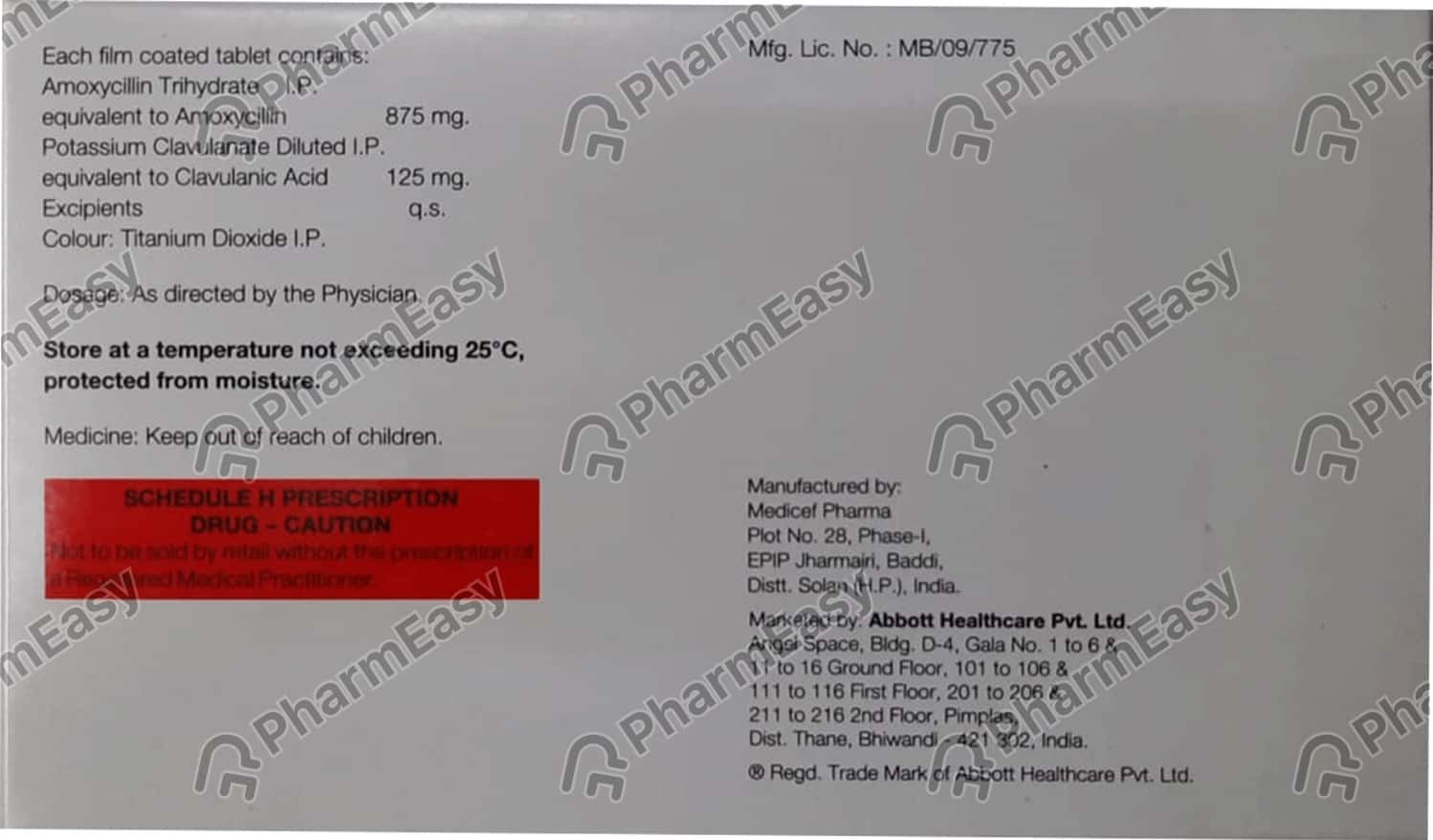 Amoxyclav 1000 Tablet: Uses, Side-effects, Price, Dosage & More Info ...