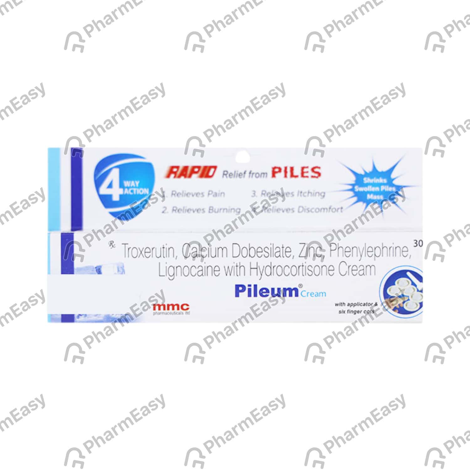 Buy Pileum Tube Of 30gm Cream Online & Save Up to 24% at PharmEasy