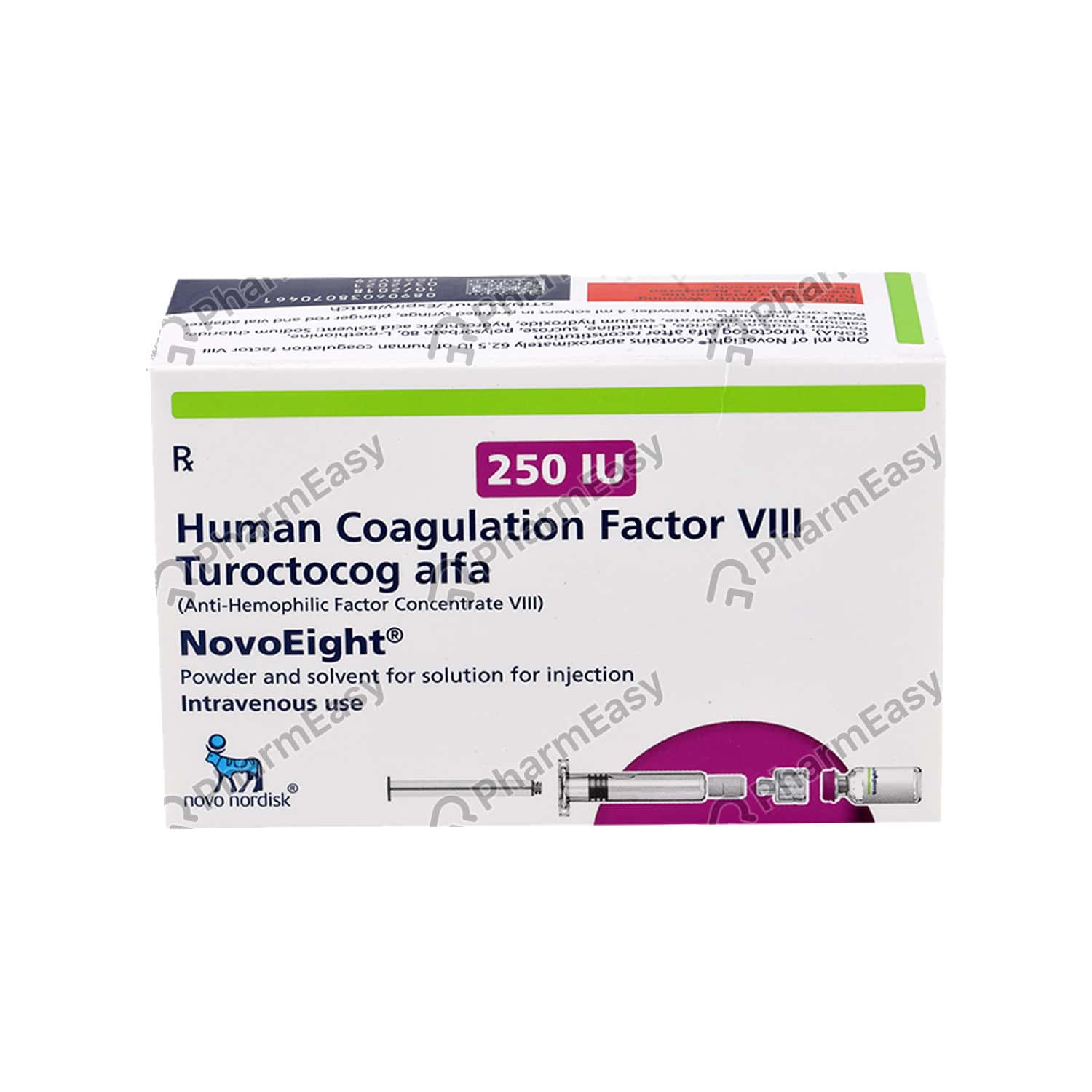 Buy Novoeight 250 IU Injection (1) Online at Flat 18% OFF* | PharmEasy