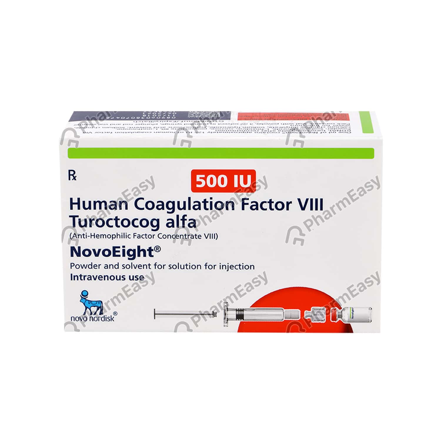 Buy Novoeight 500 IU Injection (1) Online at Flat 18% OFF* | PharmEasy