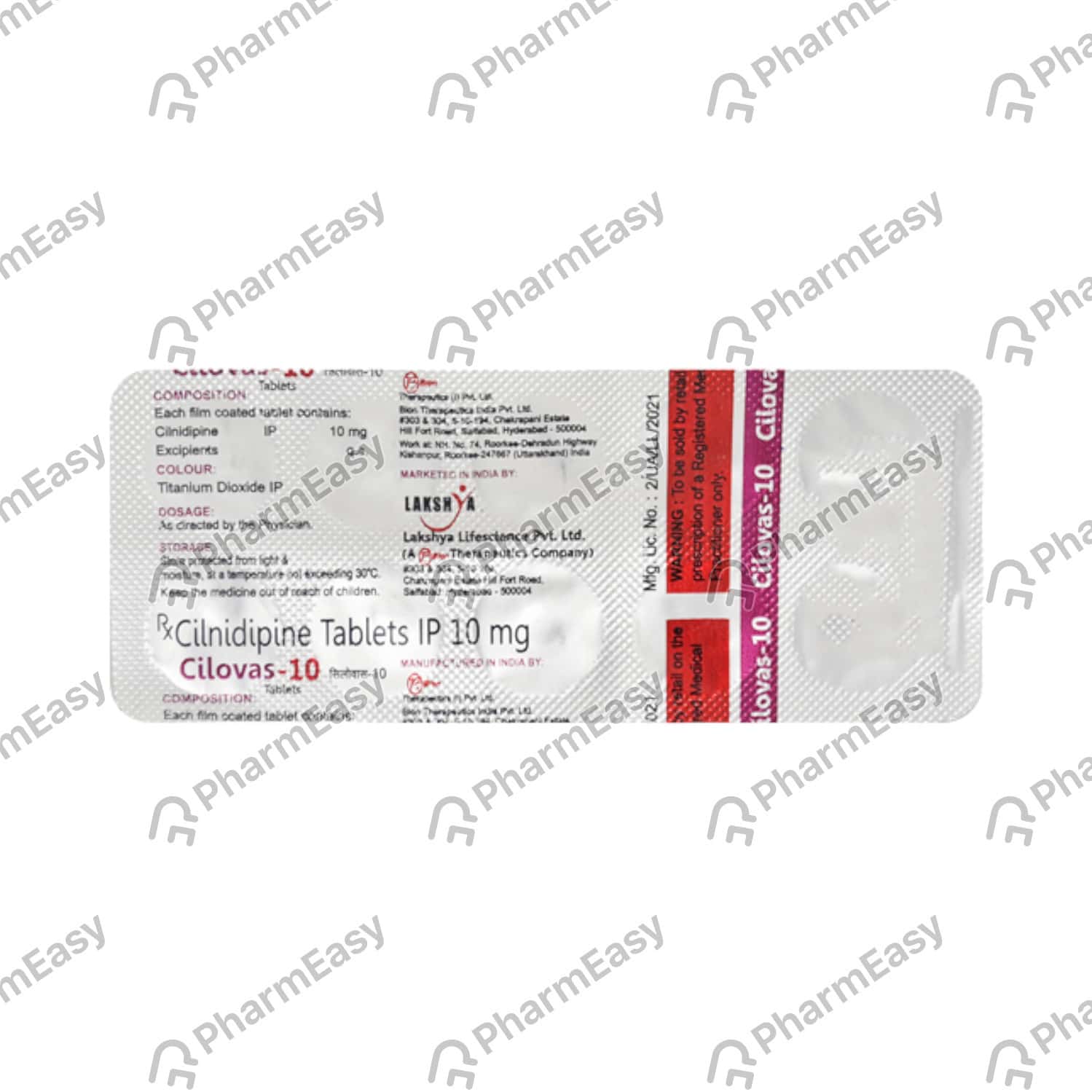 Cilovas 10 MG Tablet (10): Uses, Side Effects, Price & Dosage | PharmEasy