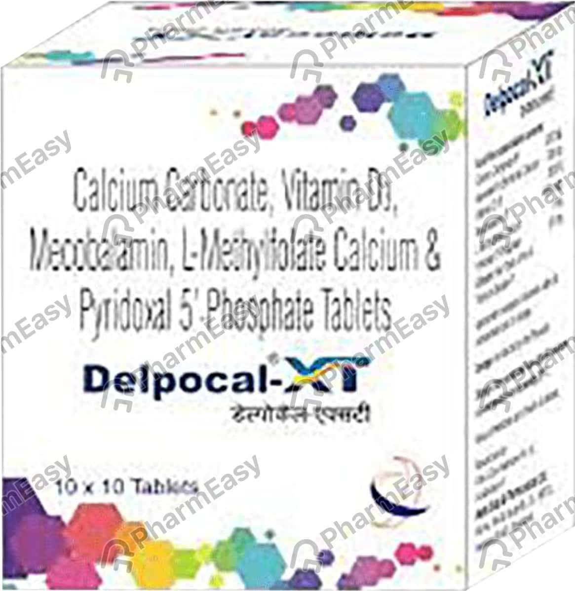 Delpocal Xt Strip Of 10 Tablets: Uses, Side Effects, Price & Dosage ...
