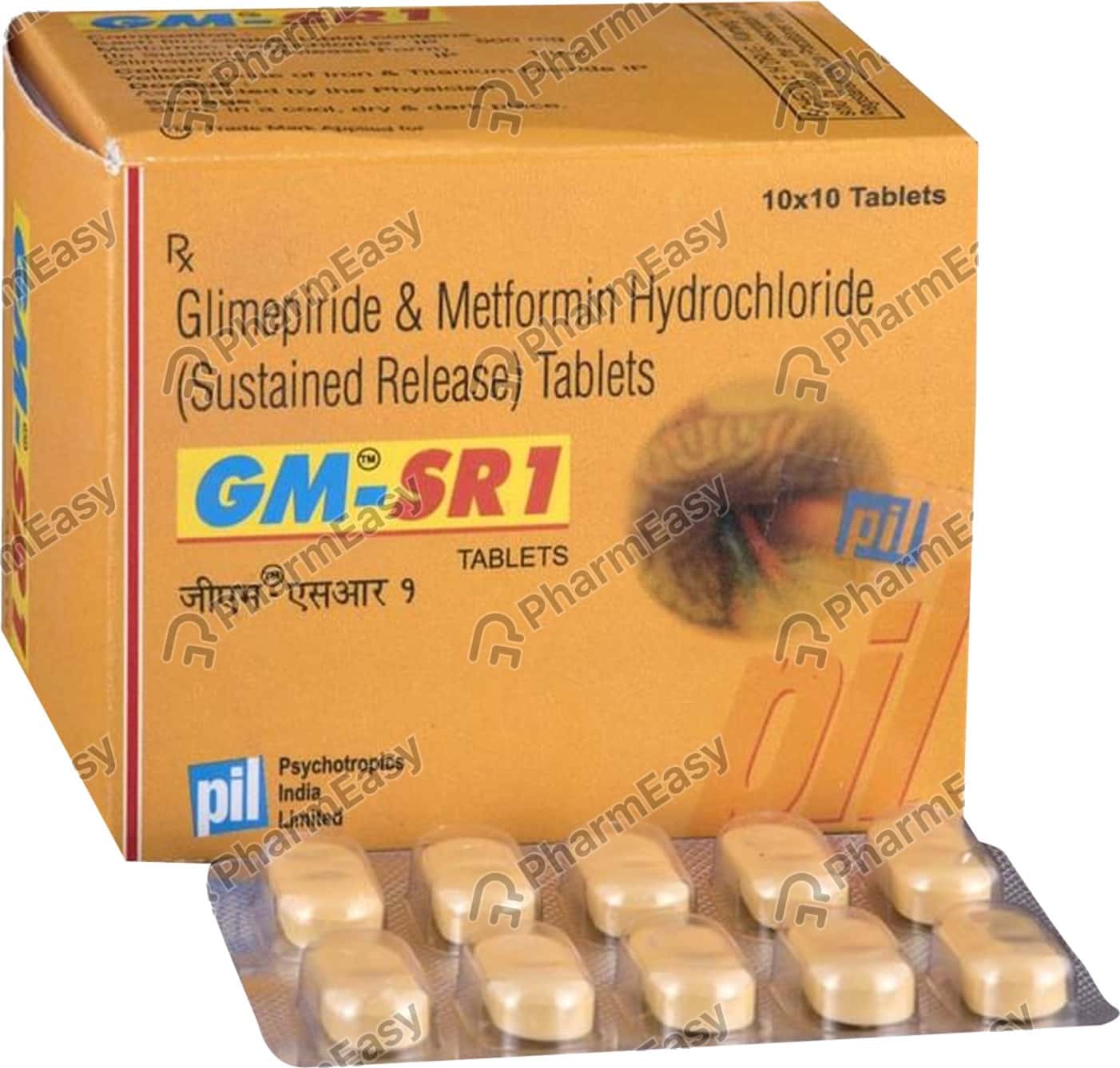 Gm Sr 1 Strip Of 10 Tablets: Uses, Side Effects, Price & Dosage | PharmEasy