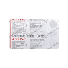Actapro 100 MG Tablet (15) - Uses, Side Effects, Dosage, Composition ...