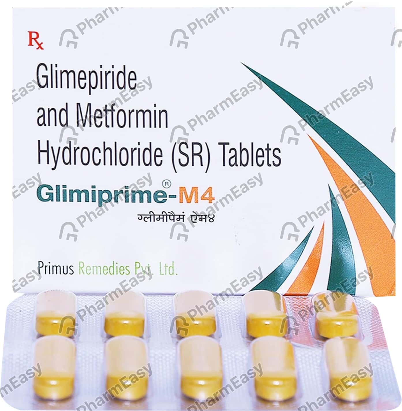 Glimiprime M 4mg Strip Of 10 Tablets: Uses, Side Effects, Price ...