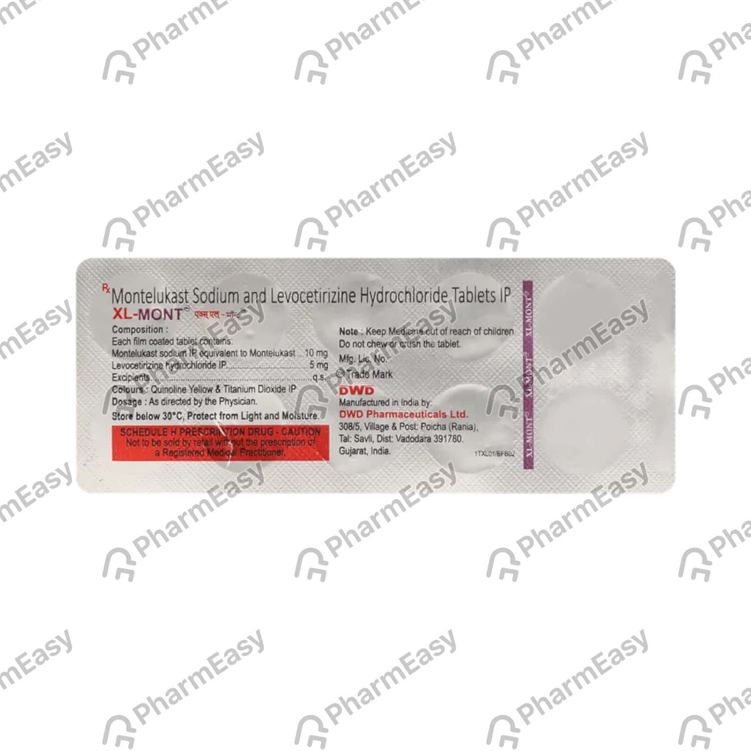 Xl Mont 5mg/10mg Strip Of 10 Tablets: Uses, Side Effects, Price ...