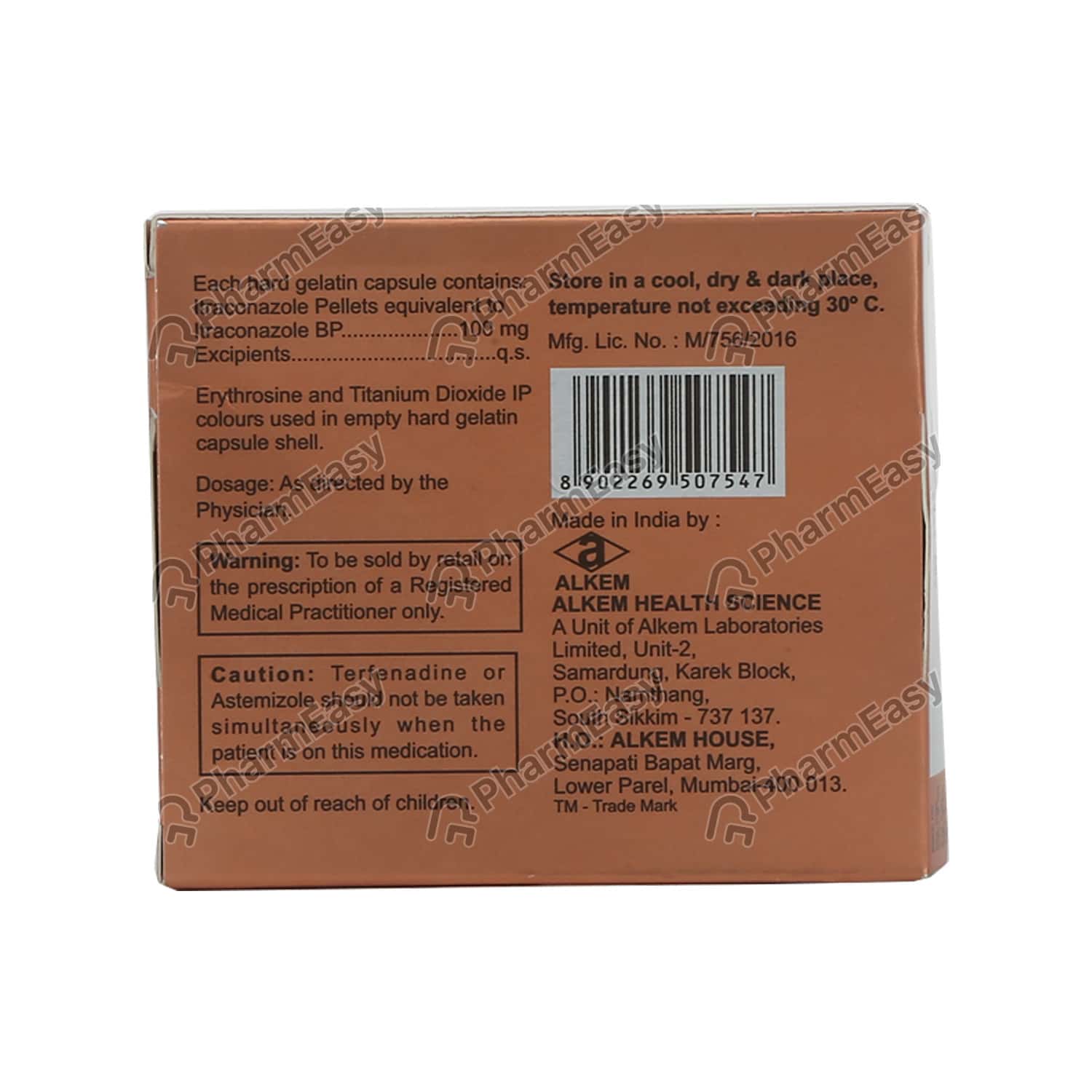 Fungikem 100 MG Capsule (10) - Uses, Side Effects, Dosage, Composition ...