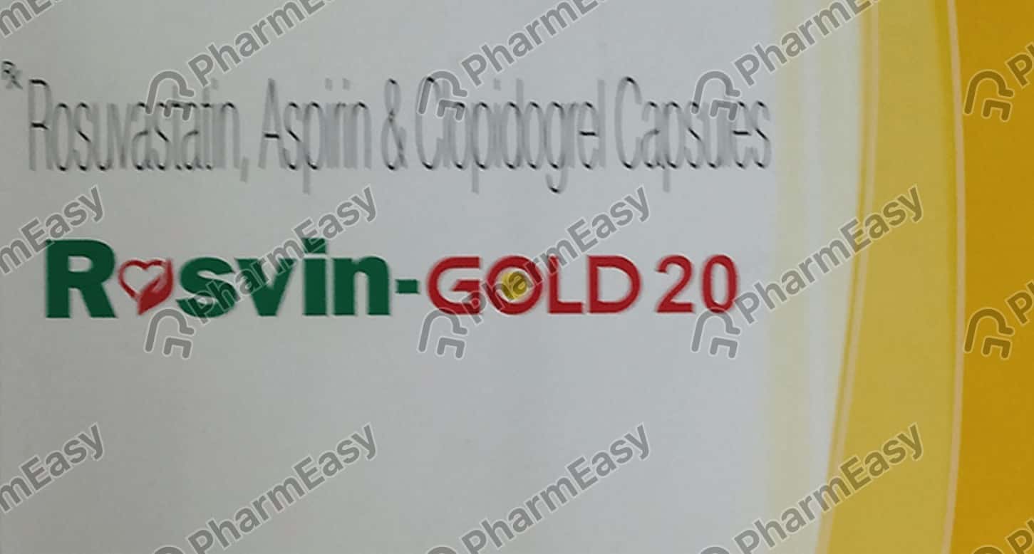 Rozucor Gold 20mg Strip Of 10 Capsules: Uses, Side Effects, Price ...