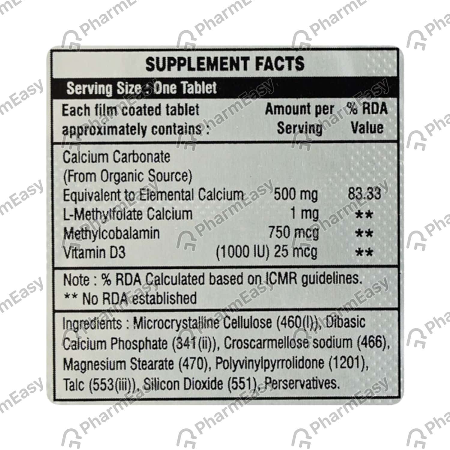 Buy Caloin Strip Of 10 Tablets Online at Flat 15% OFF | PharmEasy