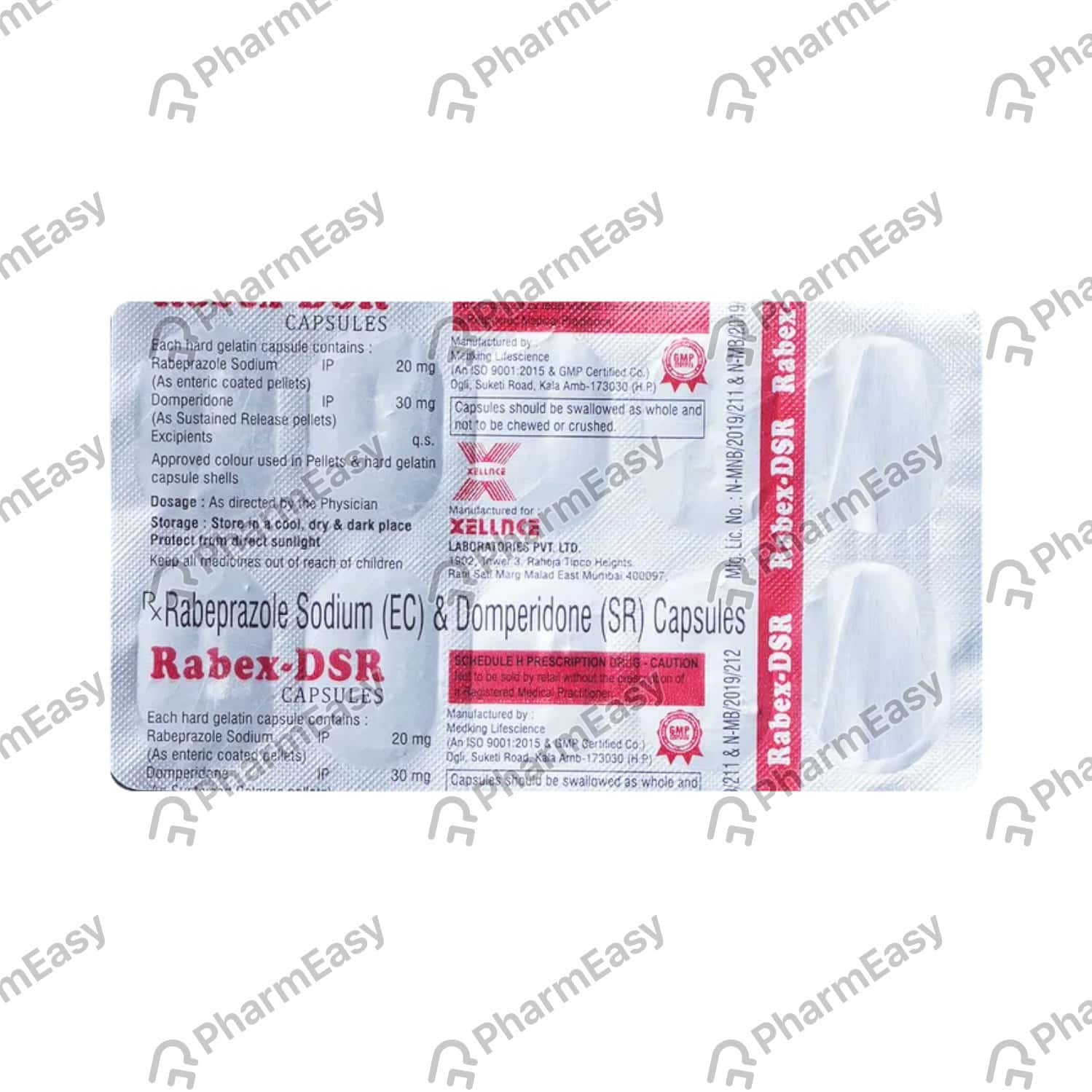 Rabex Dsr Strip Of 10 Capsules: Uses, Side Effects, Price & Dosage ...