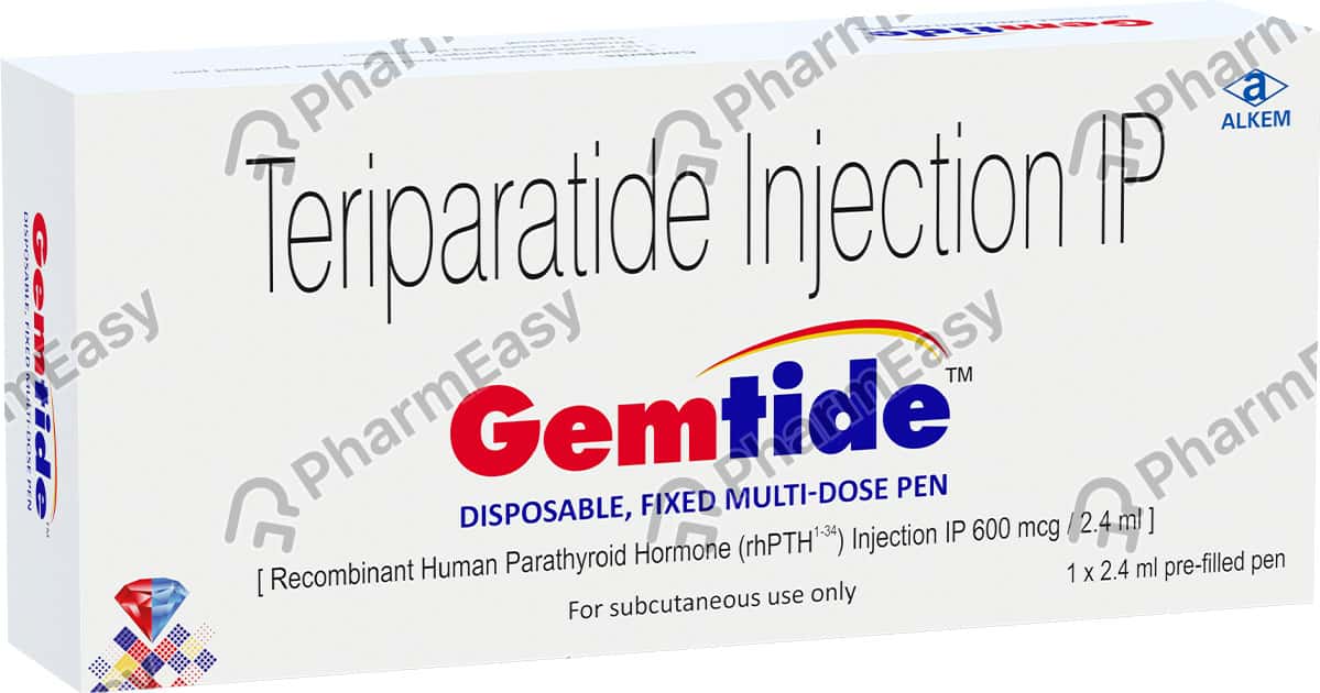 Buy Gemtide 600 MCG/2.4ML Injection (2.4) Online at Flat 15% OFF ...